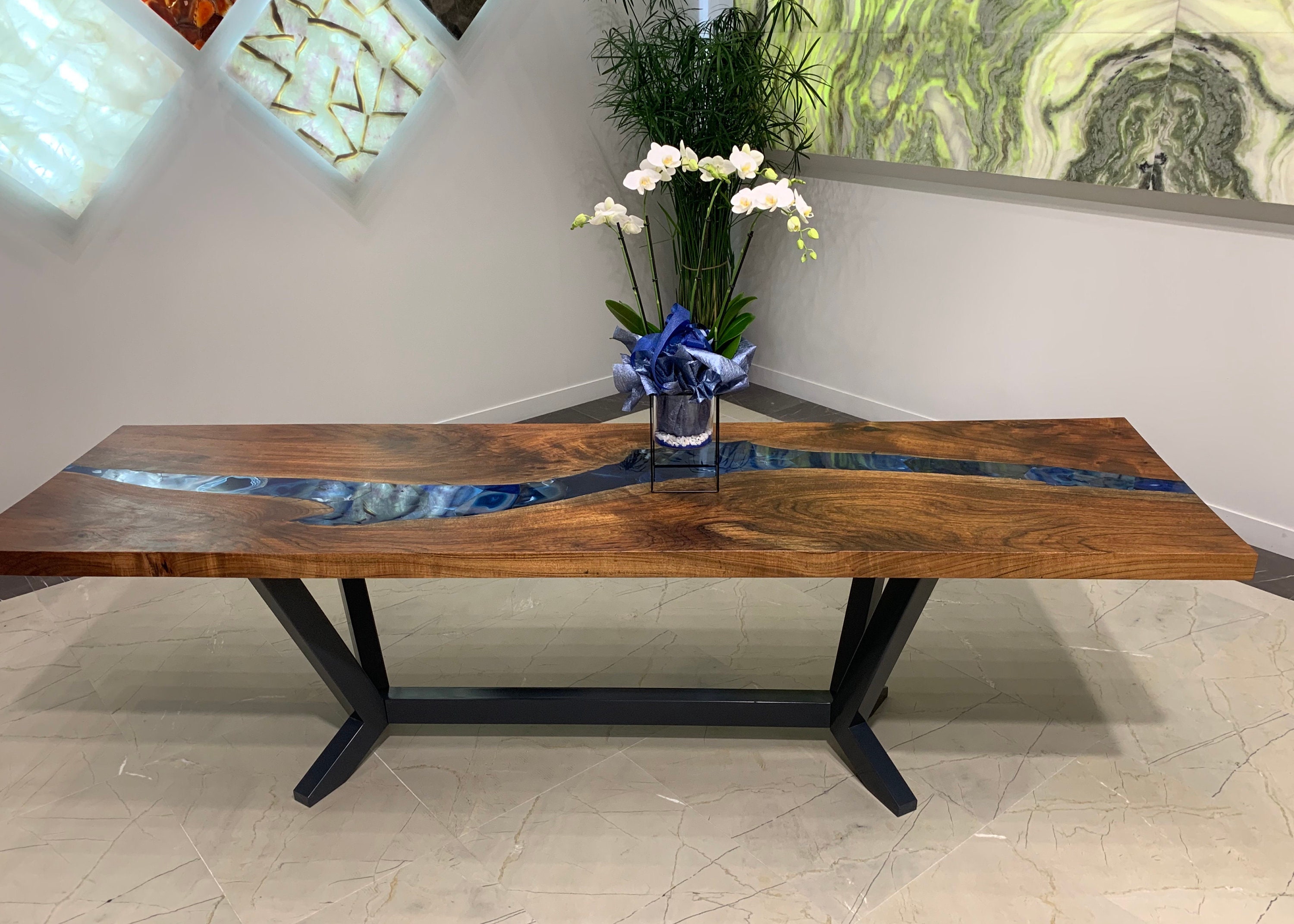 Dining Table Base, Handmade Metal Frame for Wood Top, Furniture Legs ...