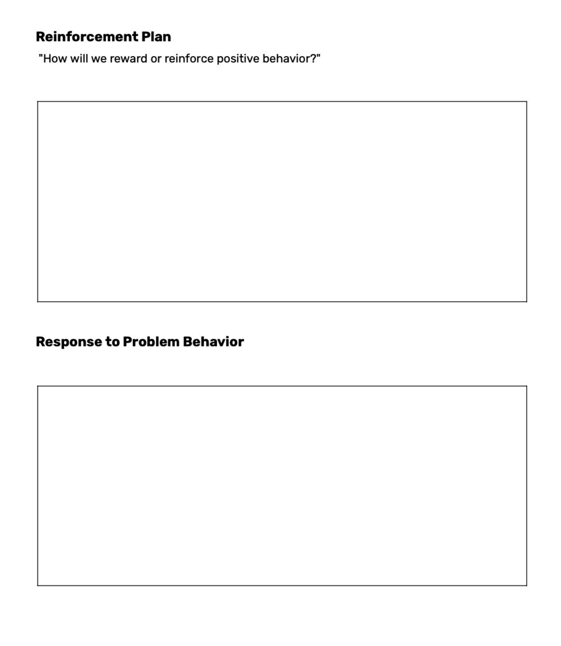 Functional Behavior Assessment (FBA) Template – Editable Google Docs ...
