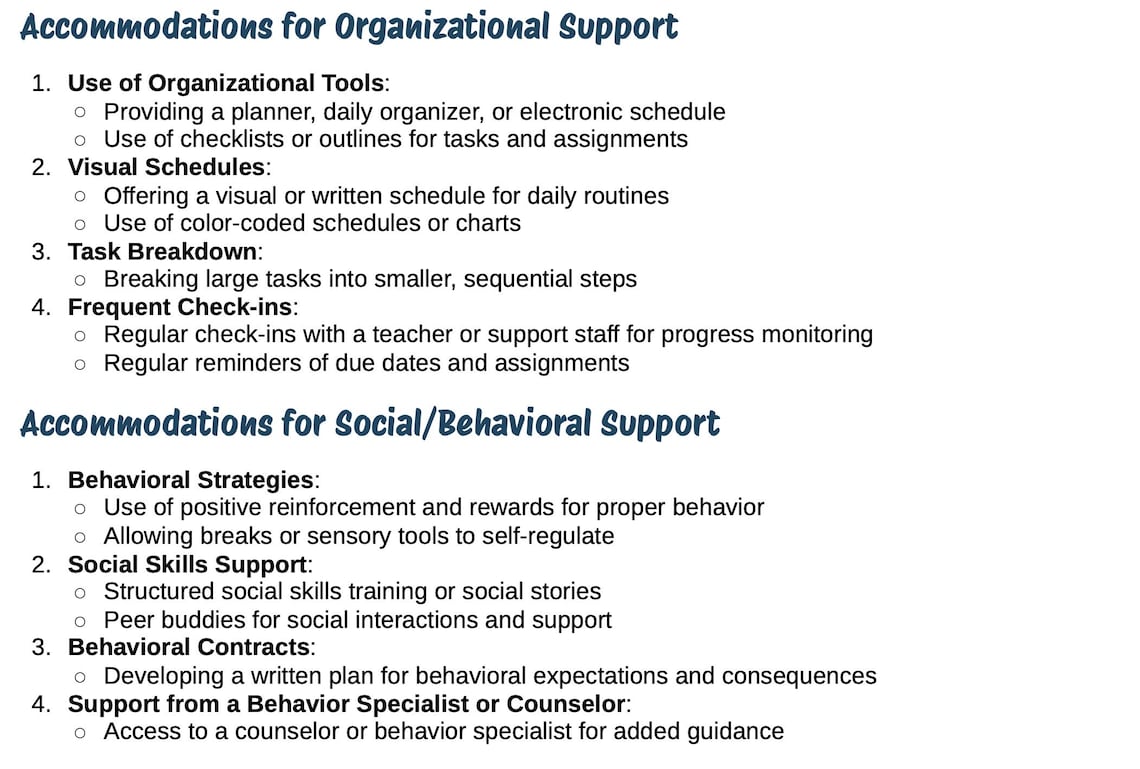 The Ultimate IEP Accommodation Toolkit Resource - Etsy