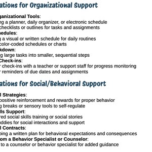 The Ultimate IEP Accommodation Toolkit Resource - Etsy