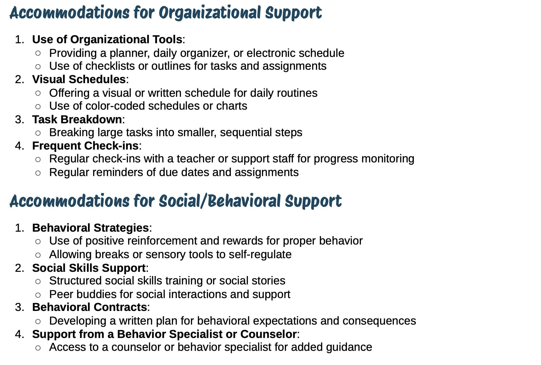 The Ultimate IEP Accommodation Toolkit Resource - Etsy