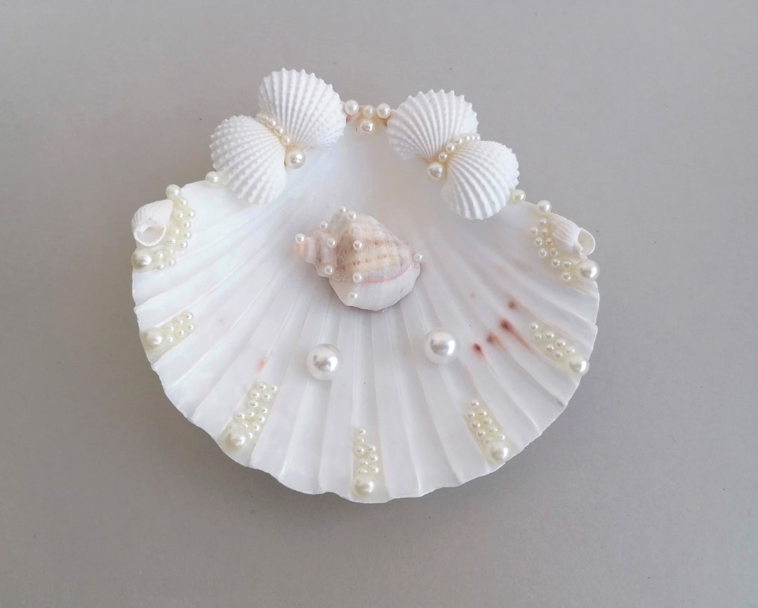 Beach Ring Holder, Shell Ring Holder, Wedding Ring Holder, Seashell - Etsy