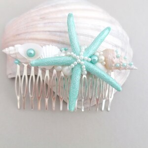 Beach Hair Comb,beach Wedding,sea Shell Hair Accessory,seashell Hair ...