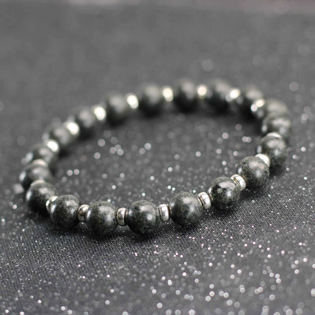 Preseli Bluestone (unspotted) Posh Power Bracelet With Sterling Silver ...