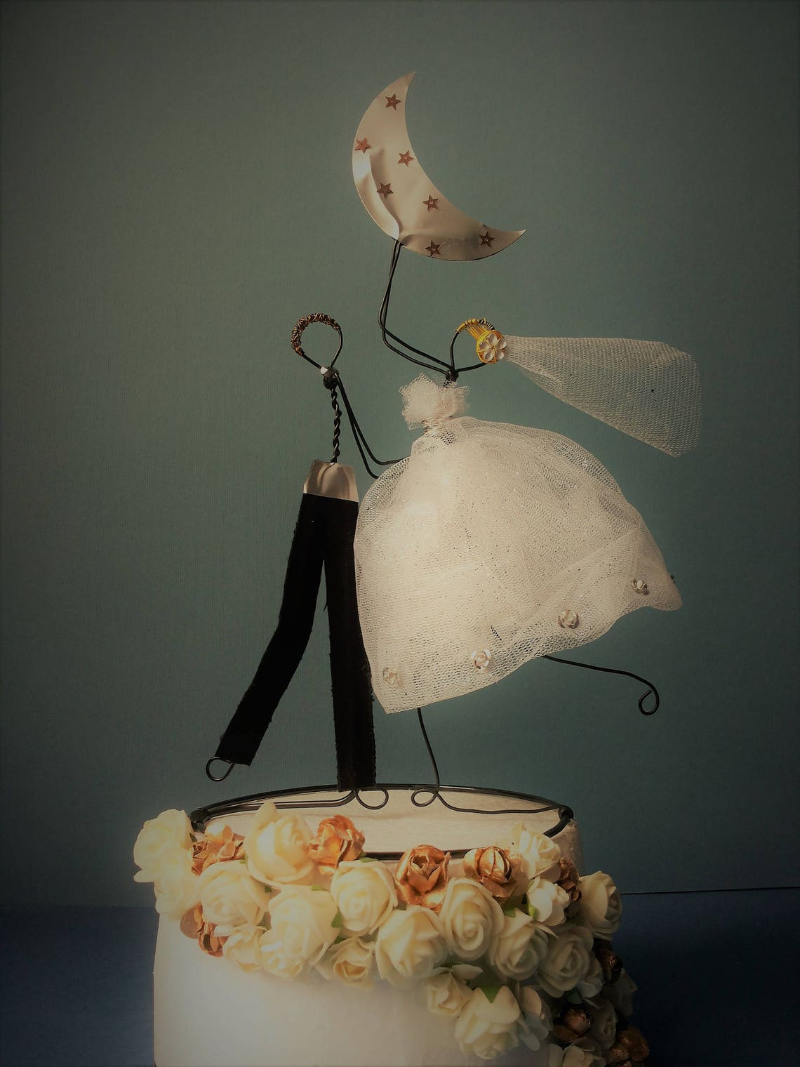 Custom Cake Topper Wedding Cake Topper Wire Cake Topper - Etsy