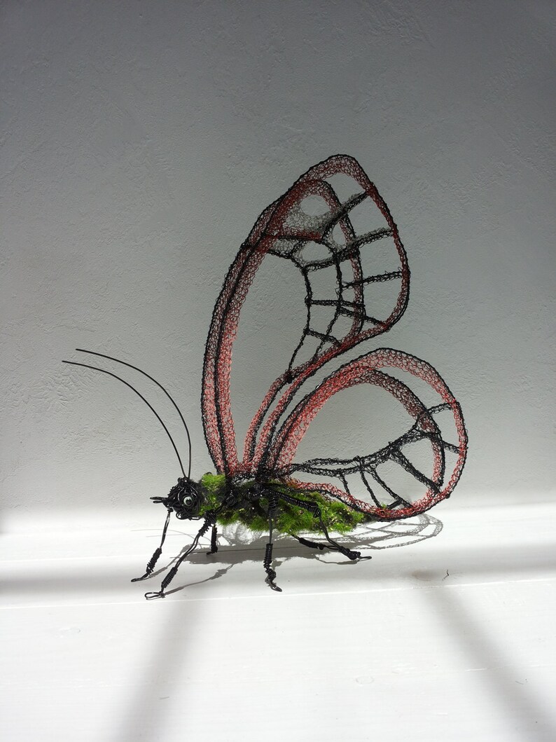 Wire Butterfly Wedding Gift Wire Sculpture Wire Decor - Etsy Australia