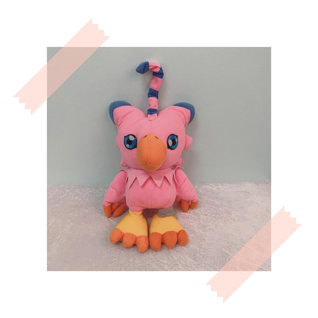 Digimon Adventure Vintage Plush 1999 / Piyomon Digimon / Pink Chicken ...