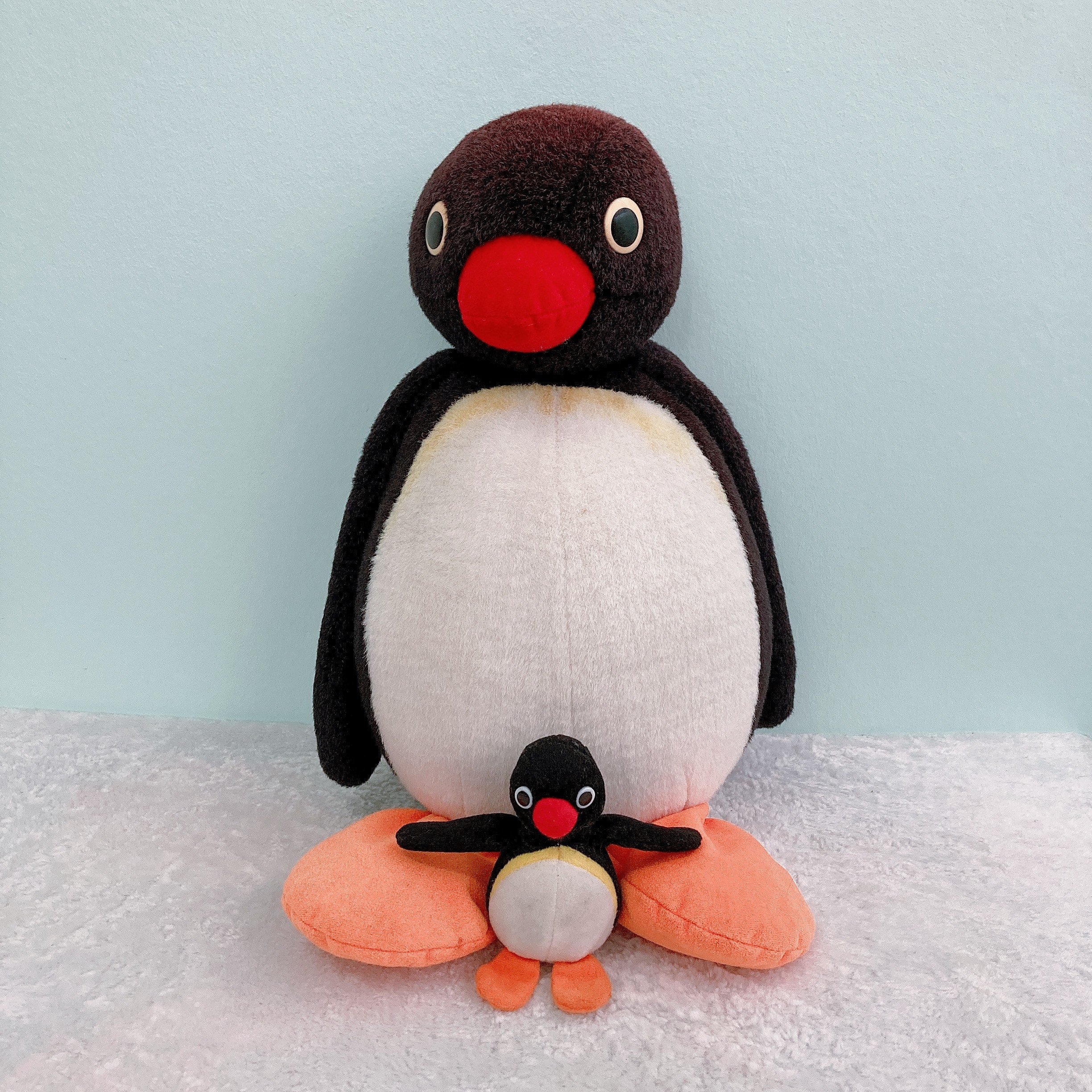 2 X Pingu in the City Penguin Plush / Penguin Retro Cartoon Doll - Etsy