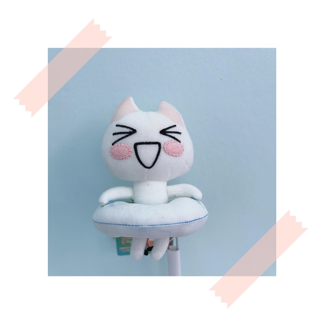Cat Vintage Plushie Doll / Japan Anime Toy 2004 / Doko Demo 5 Th ...
