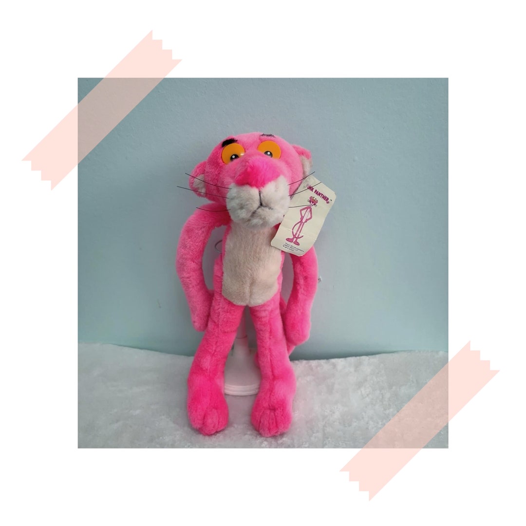 Vintage Pink Tiger Plush 1995 / Retro Animation Doll - Etsy