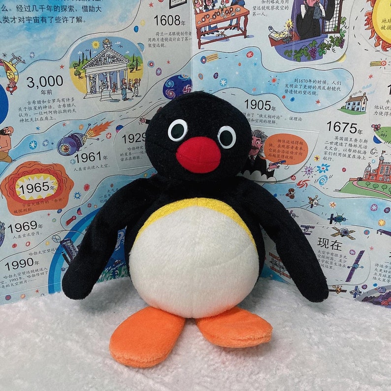 Pingu Penguin Sound Plush Toy - Etsy