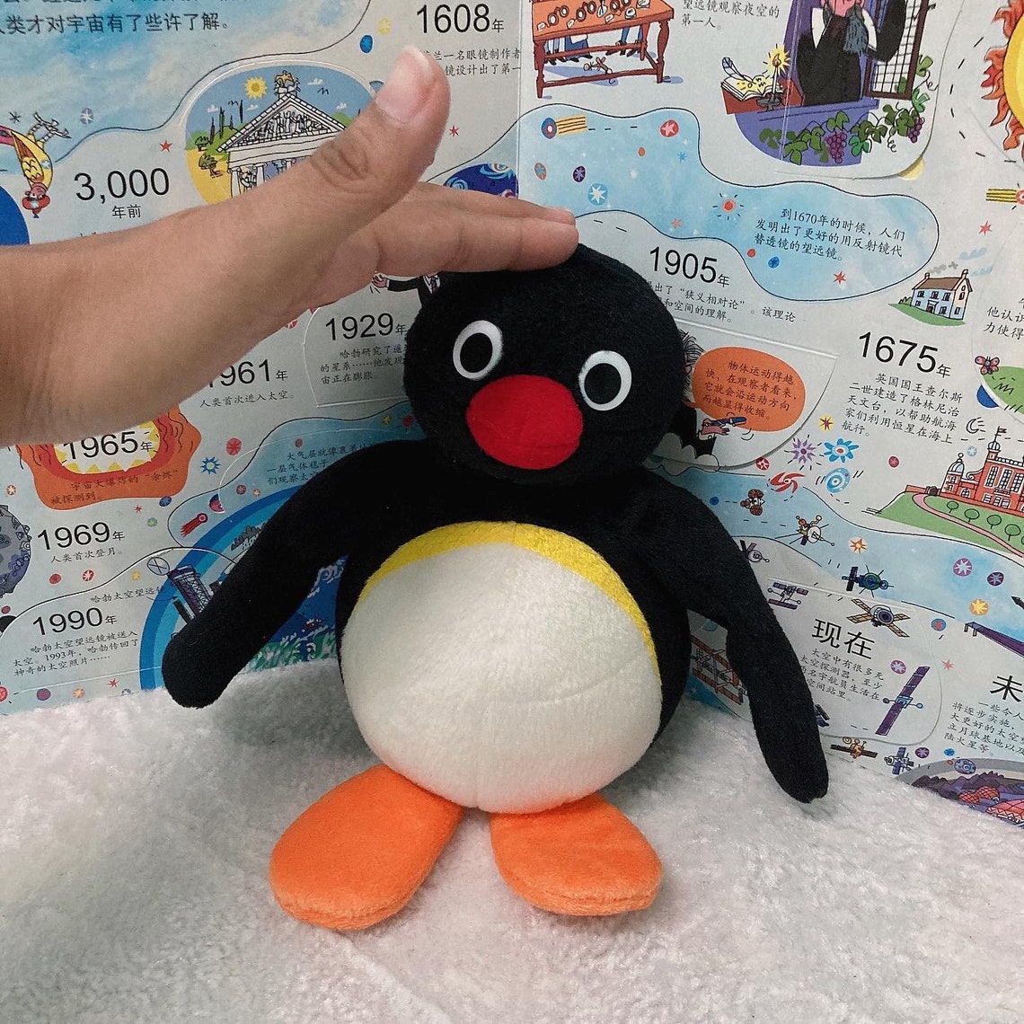 Pingu Penguin Sound Plush Toy - Etsy