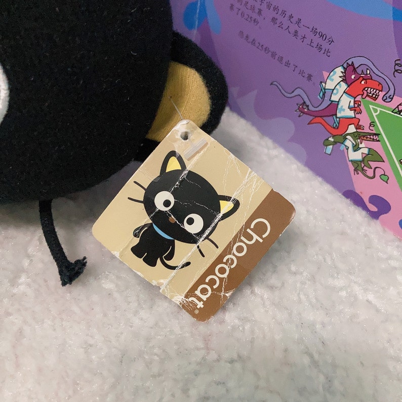 Chococat Plushie / Sario Black Cat Doll / Kitty Cat Toy - Etsy