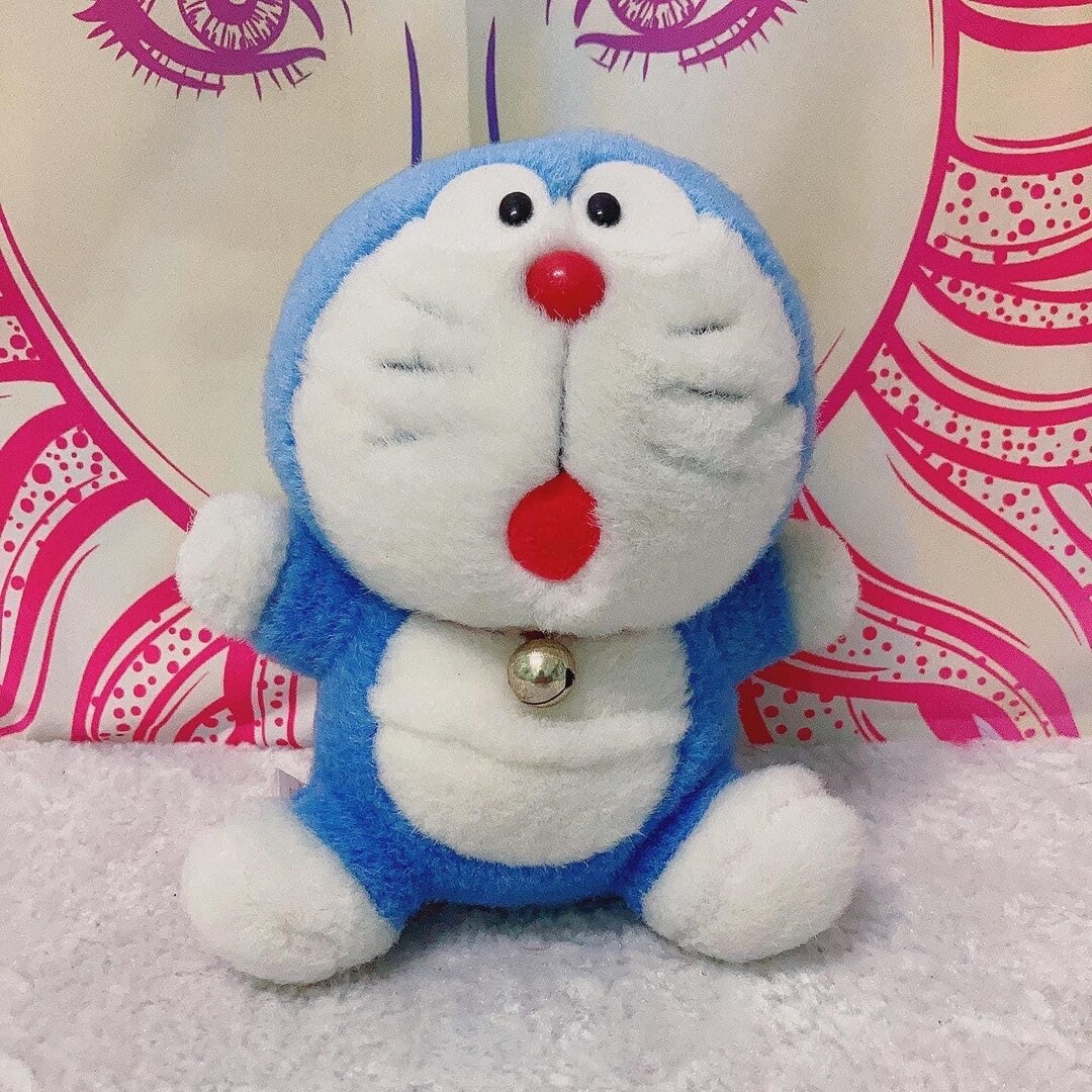 Doraemon Plush Doll: Vintage Anime Cat, Bandai 1998 - Etsy Australia