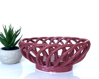 Ceramic Bread Basket | Etsy