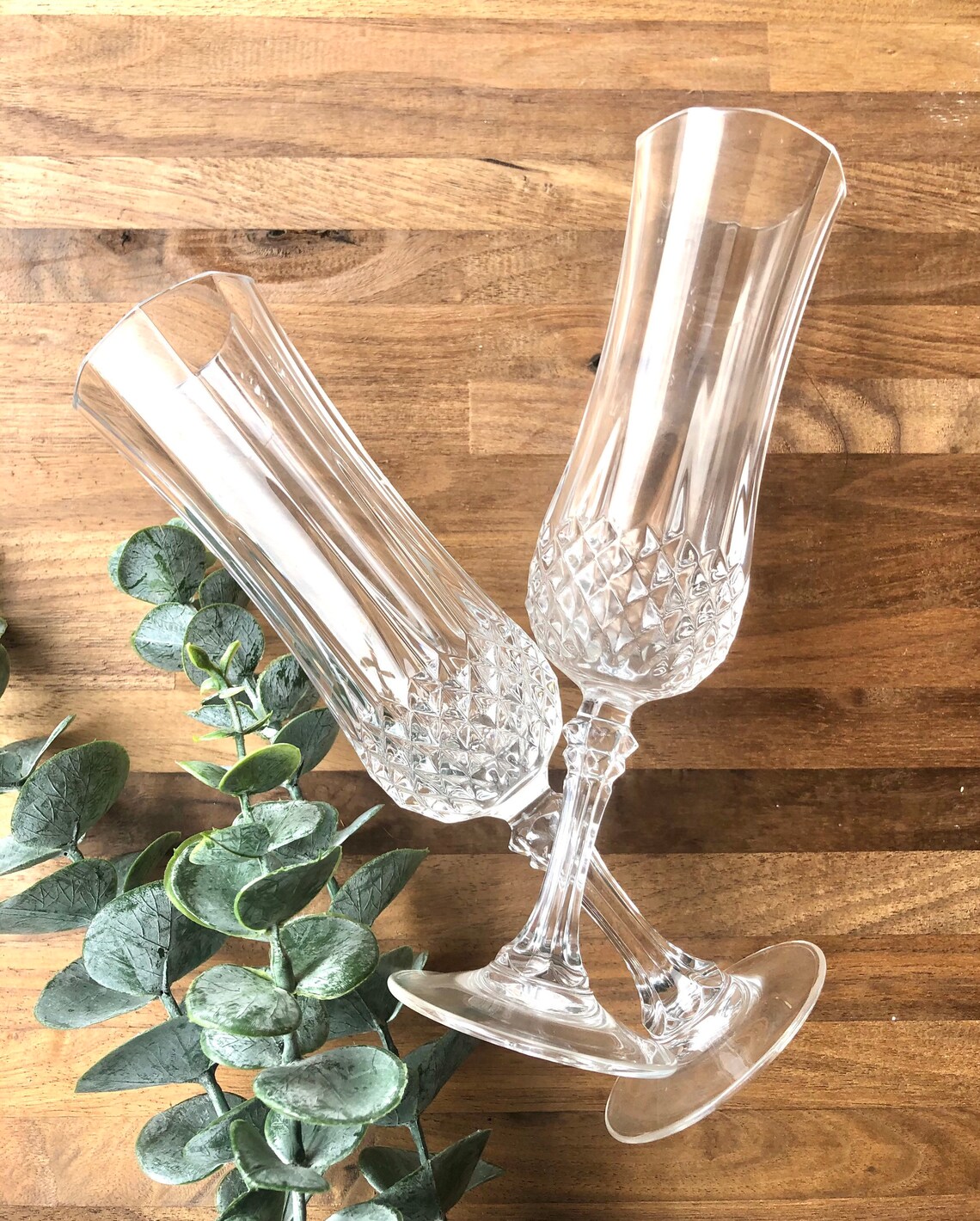 Champagne Glass Luminarc Cristal D Arques Longchamp Set of - Etsy