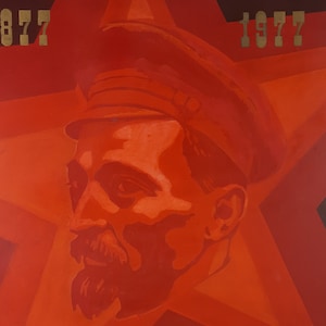 Original Oil Painting Poster Design Dzerzhinsky Mural - Etsy