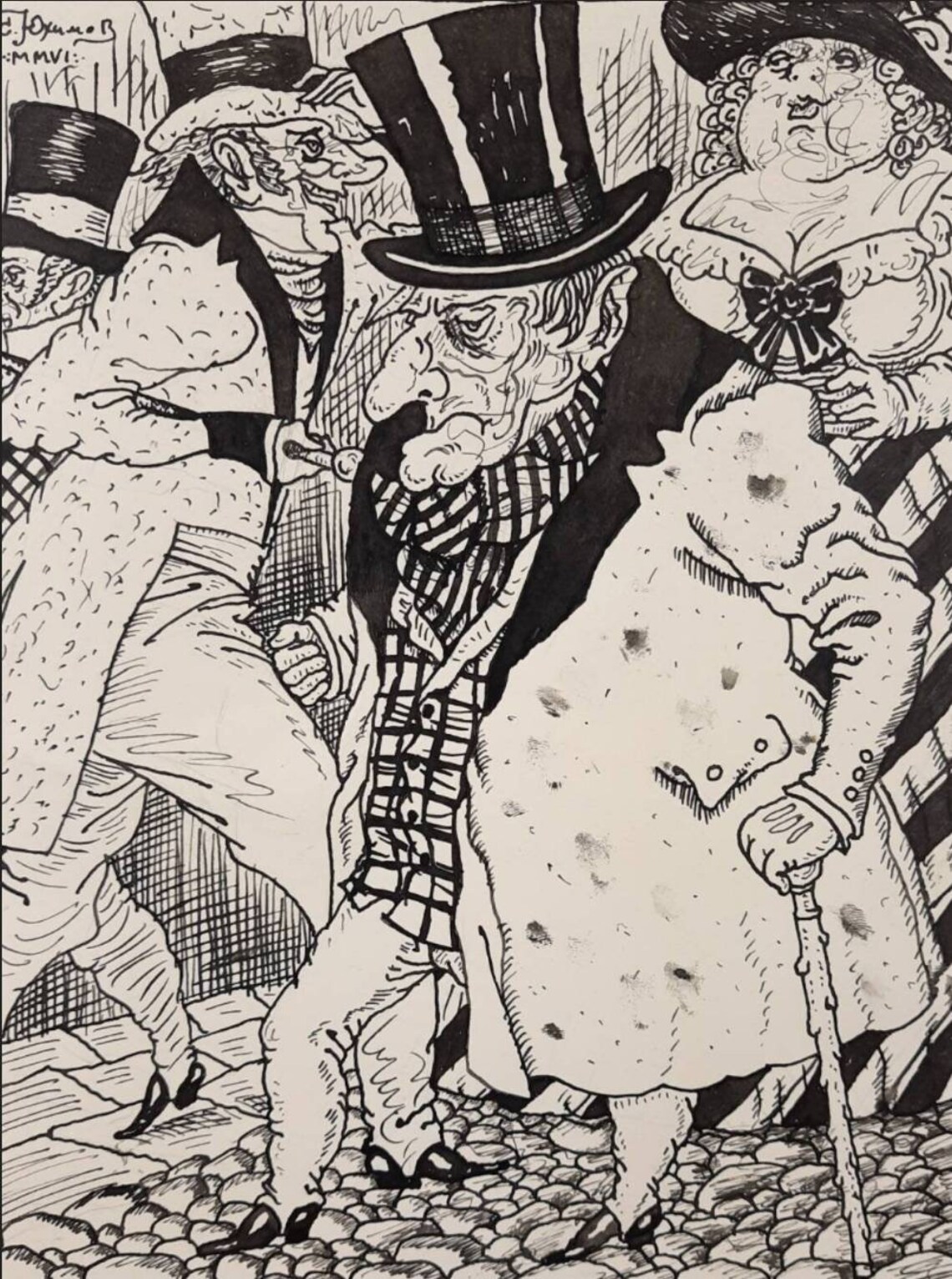 Original Ink Drawing Fairy Tale Illustration Vintage 2006 - Etsy