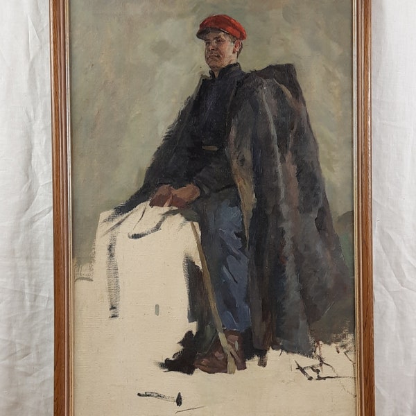Military Oil Portrait - Etsy