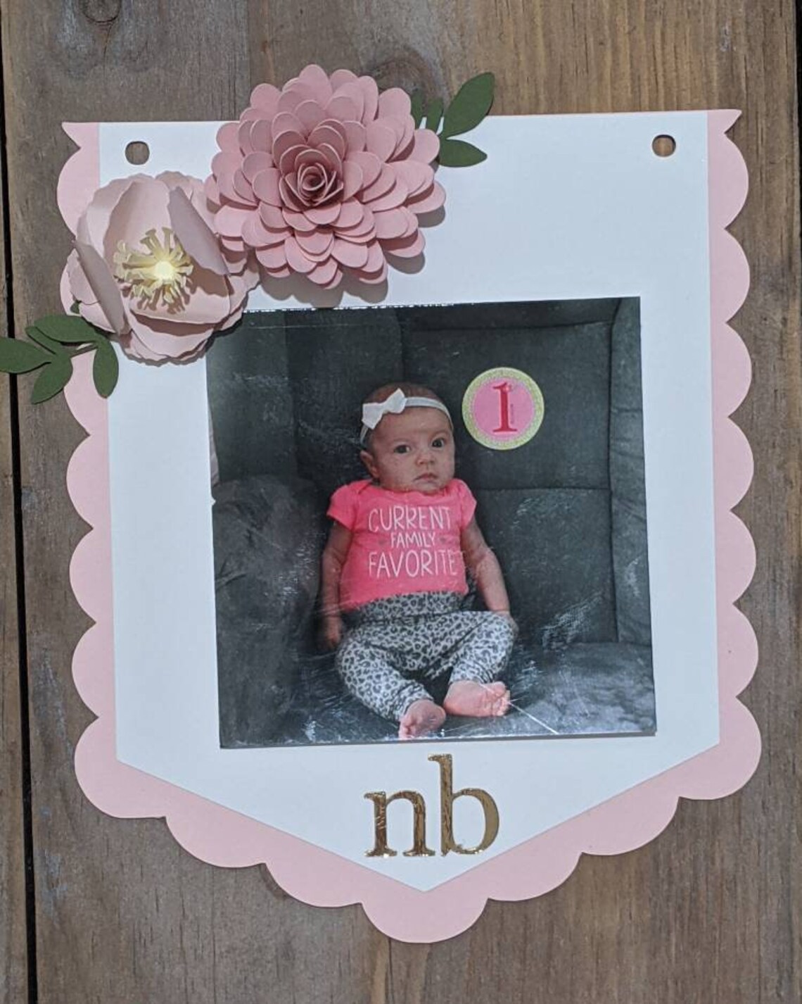 Floral Milestone Banner Floral First Birthday Shabby Chic - Etsy