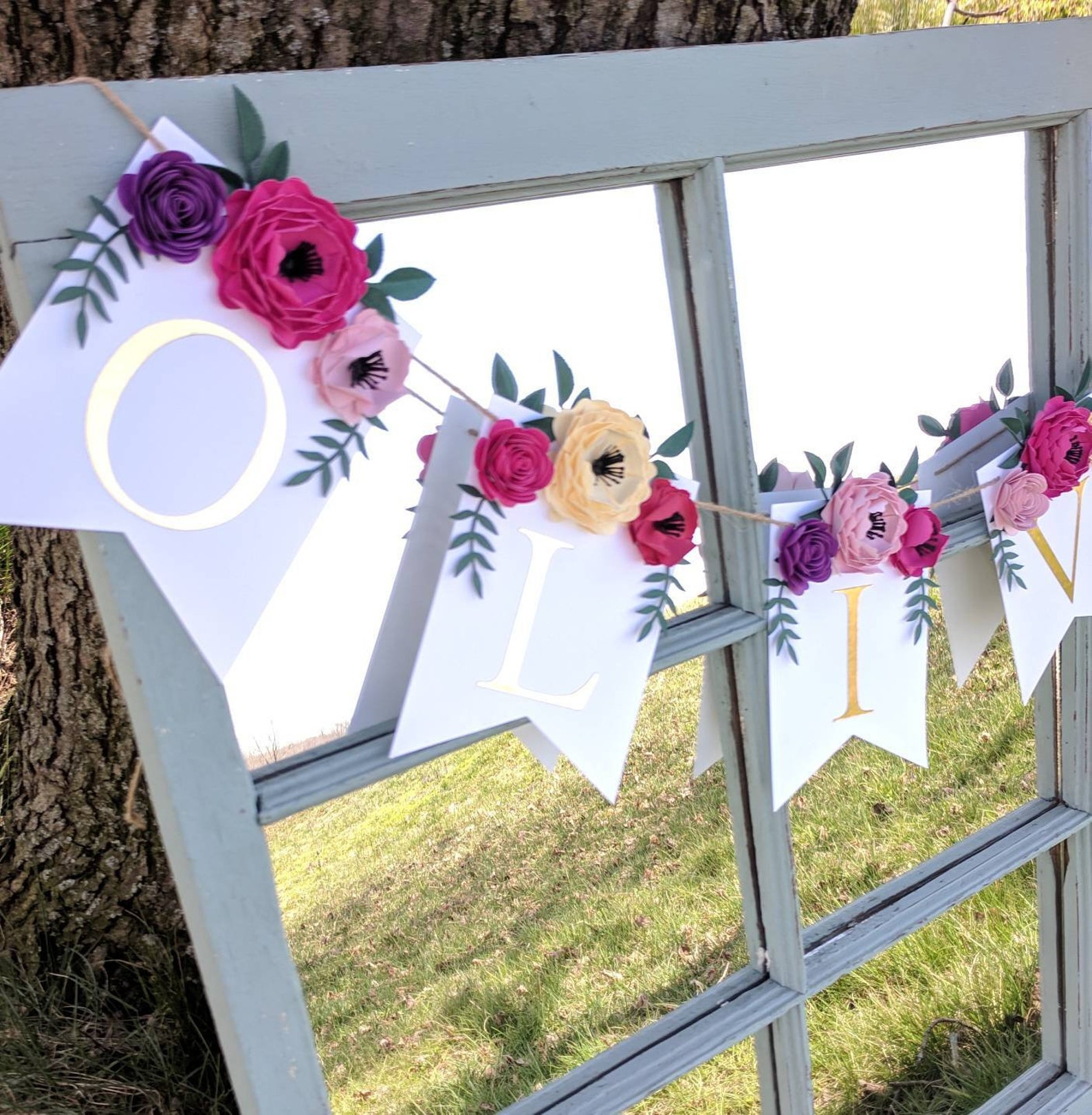 Fiesta Paper Flower Banner Moana Birthday Banner Aloha - Etsy