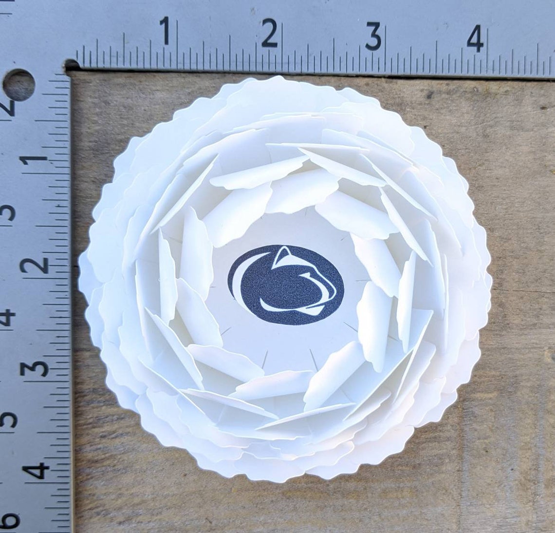Penn State Paper Flower Set of 6 Graduation Gift for Penn | Etsy