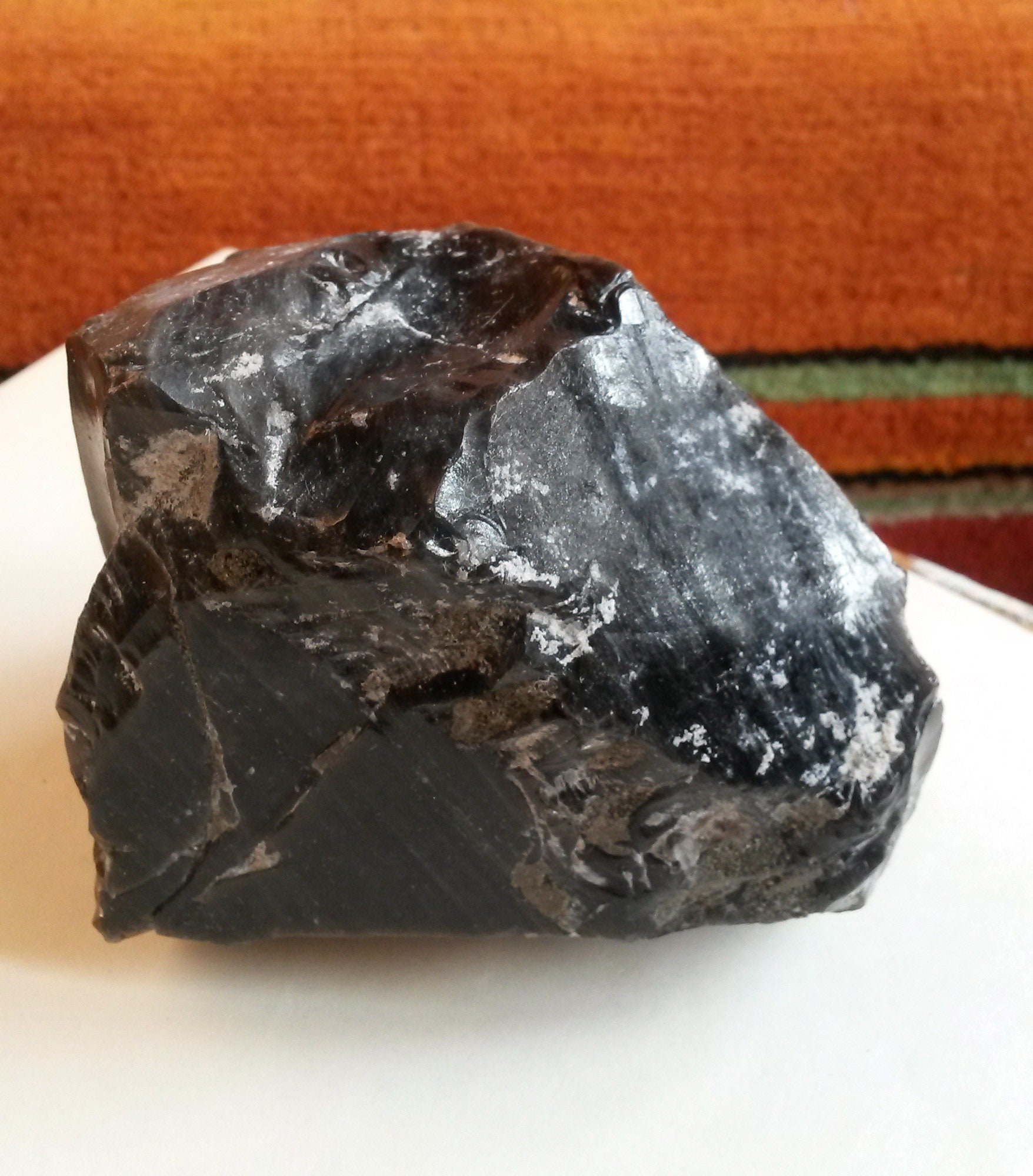 Raw Obsidian, Black-gray Alpine Obsidian, Natural Healing Crystal ...
