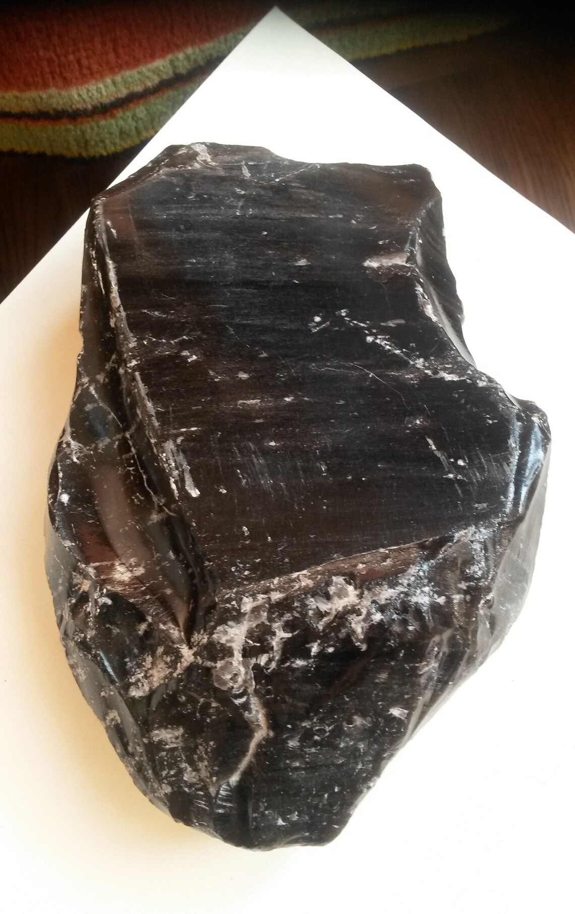 Big Raw Obsidian Black Alpine Obsidian Natural Healing - Etsy