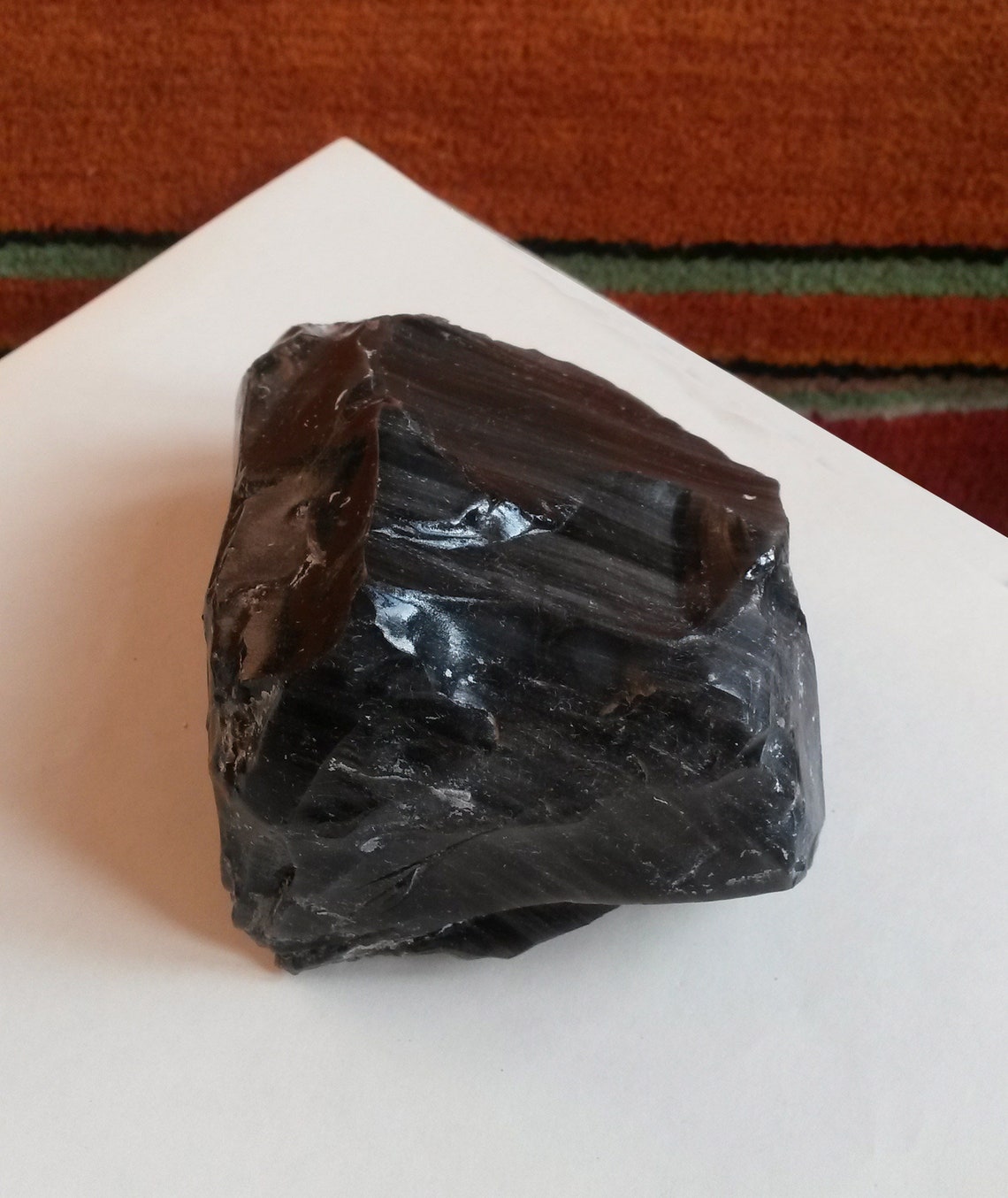 Raw Obsidian, Black-gray Alpine Obsidian, Natural Healing Crystal ...