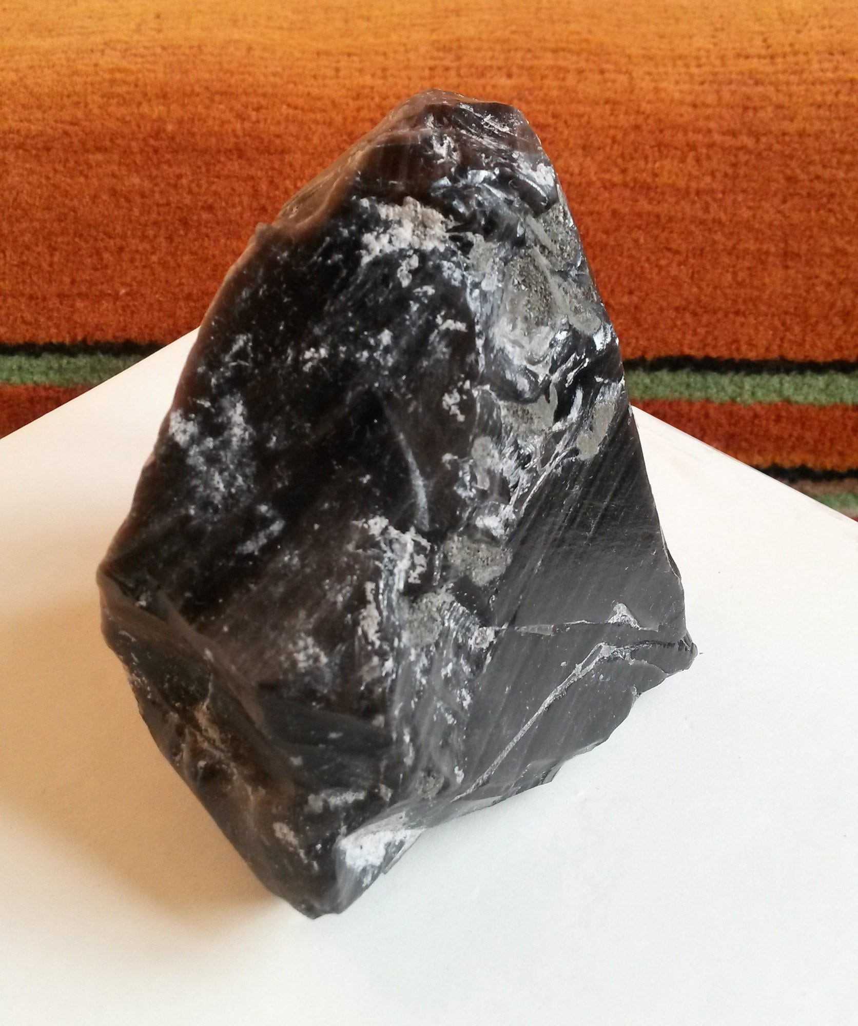 Raw Obsidian, Black-gray Alpine Obsidian, Natural Healing Crystal ...