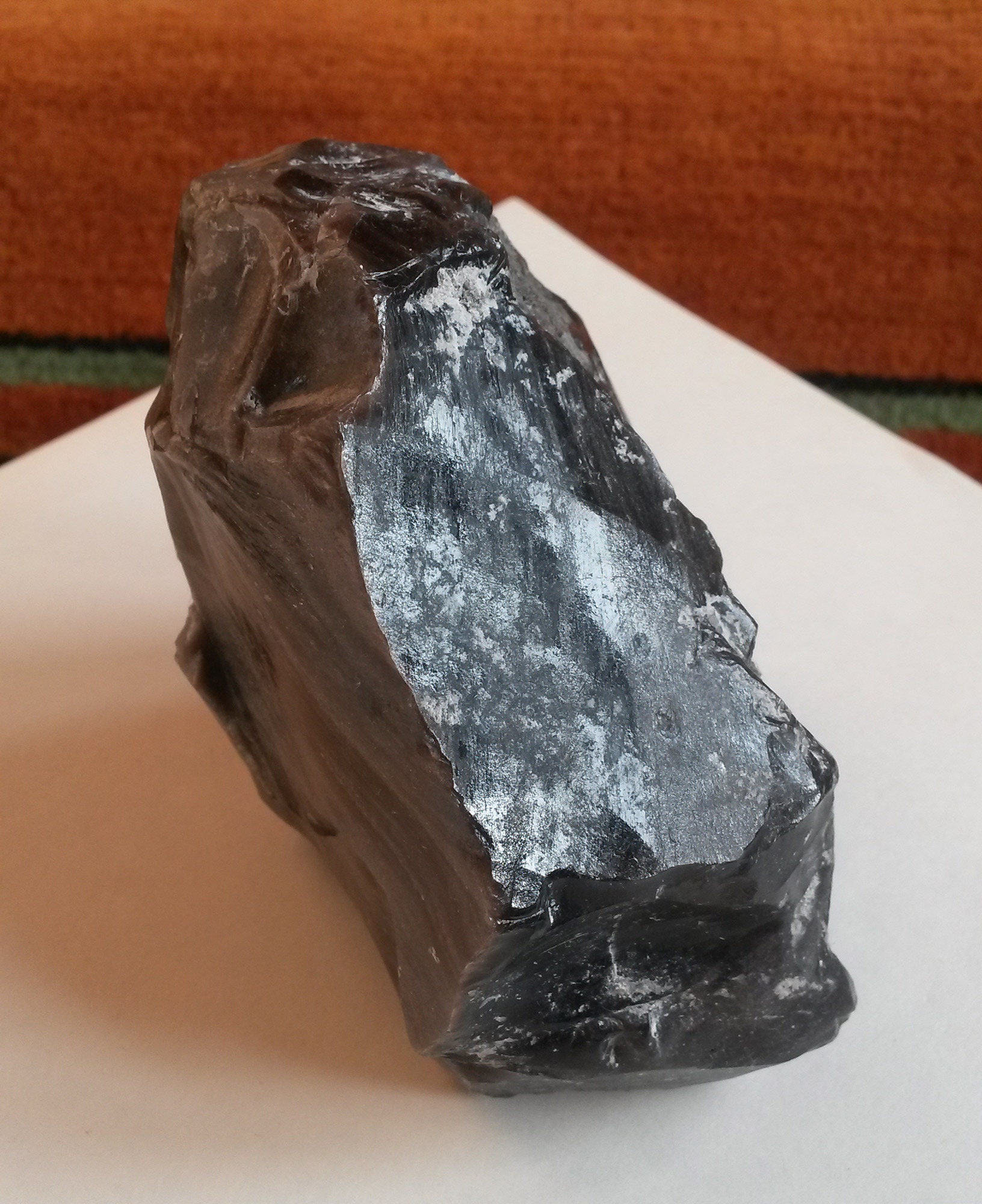 Raw Obsidian, Black-gray Alpine Obsidian, Natural Healing Crystal ...