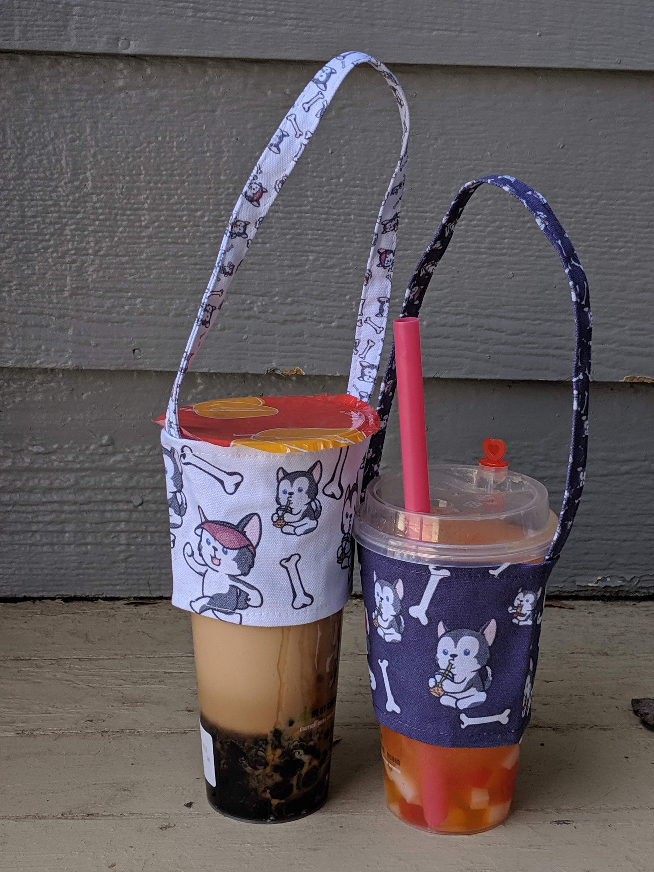 Boba Carrier Boba Holder Bubble Tea Carrier White - Etsy Singapore