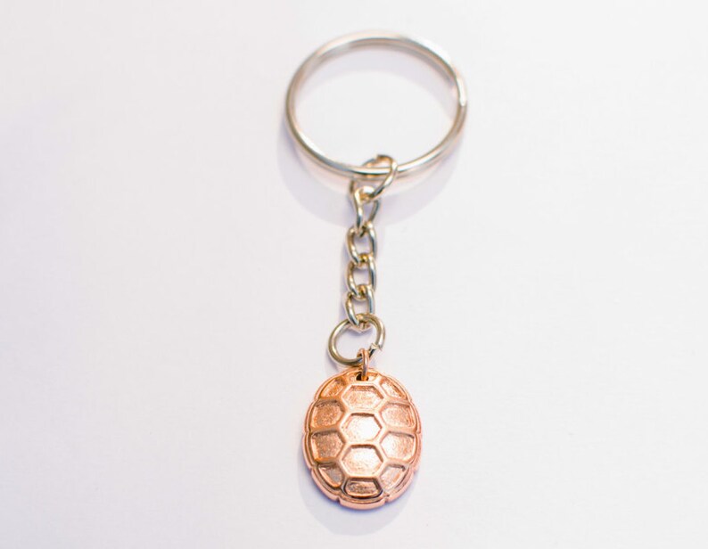 Turtle Shell Keychain 18K Rosegold University of Maryland - Etsy
