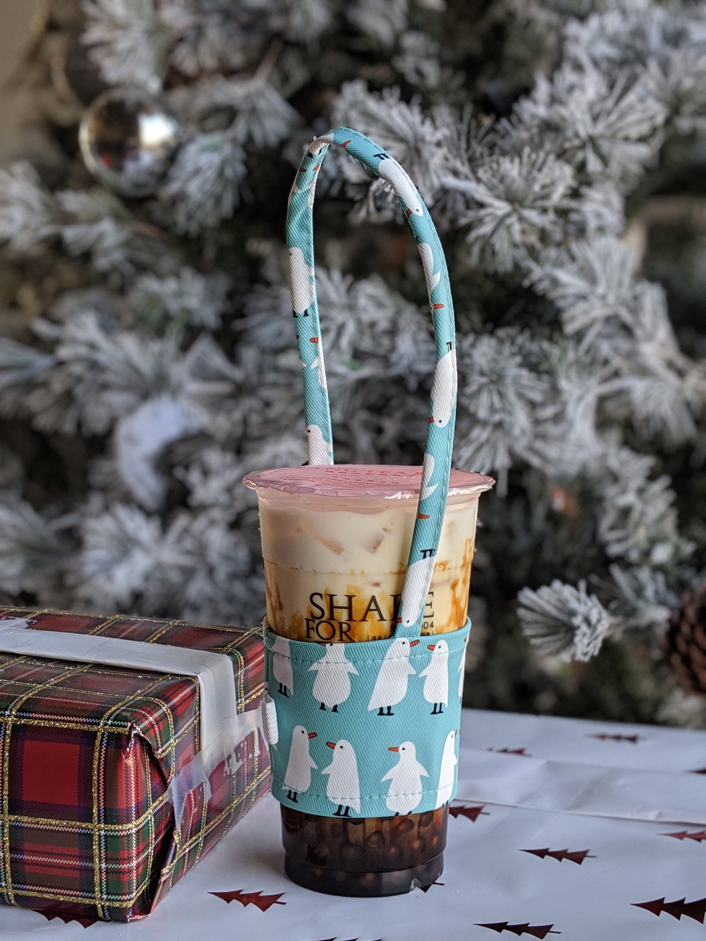 Boba Carrier - Boba Holder - Bubble Tea Carrier - Penguins - Etsy