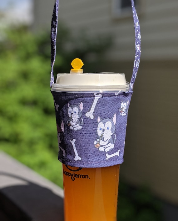 Boba Carrier Boba Holder Bubble Tea Carrier Faded Blue | Etsy