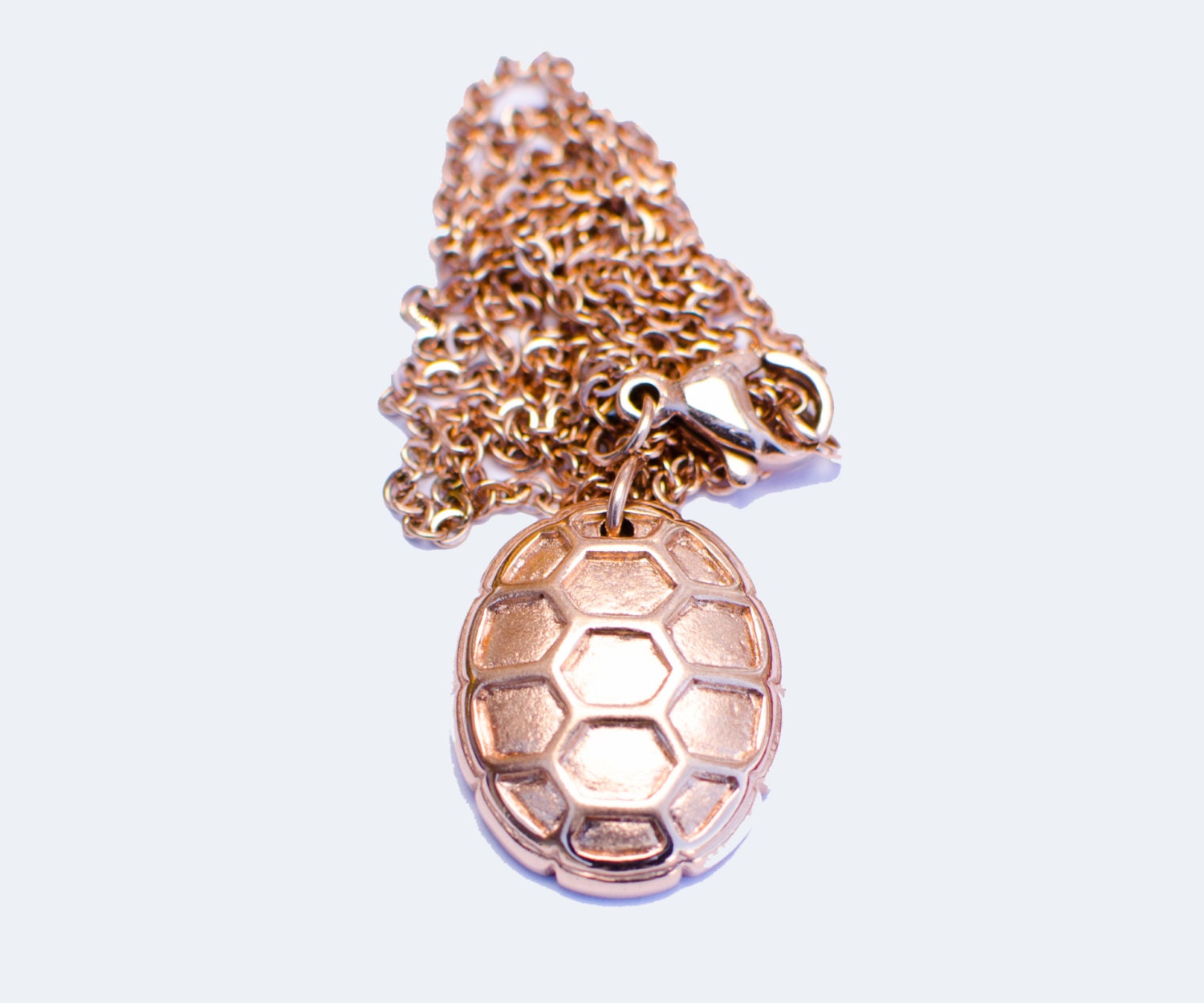 Turtle Shell Necklace 18K Rosegold - University of Maryland - Etsy