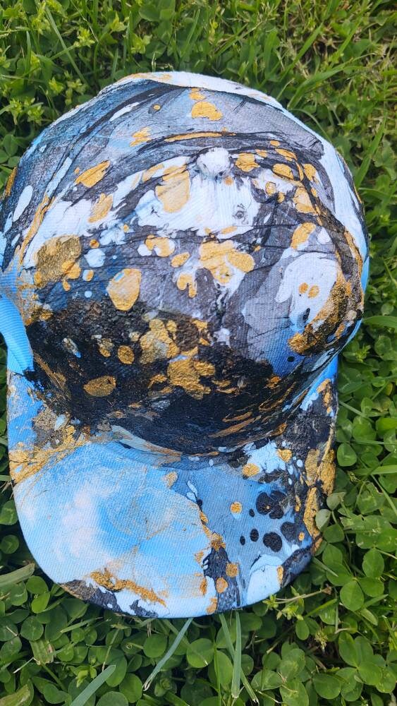 Hydro Dipped Marbling Custom Unique Hat That Makes a Great - Etsy