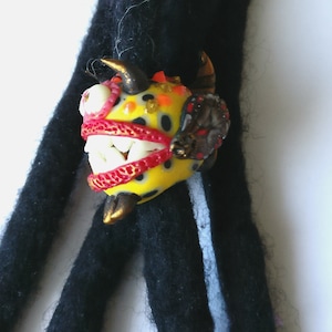 Dragon Fish, Monster, Dreadlock Bead, Glow in the Dark, Animal ...