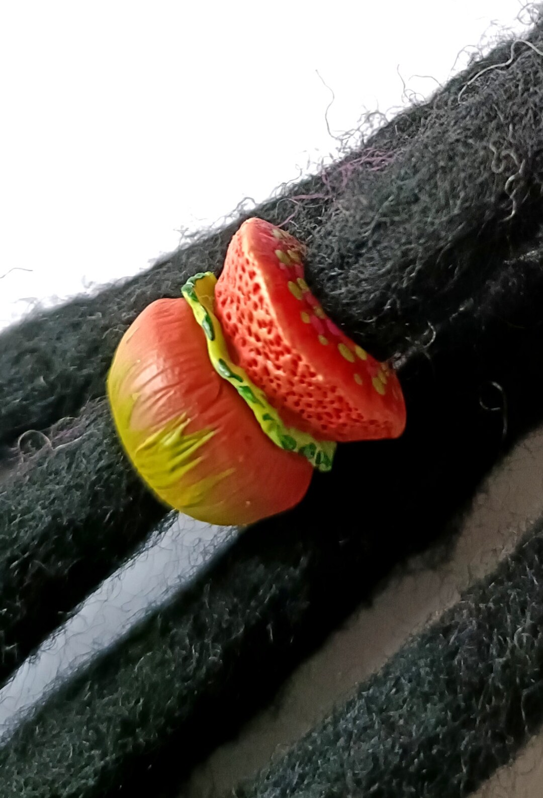Orange Mushroom, Bright Dreadlock Bead, Poisonous Mushroom, Fungus ...