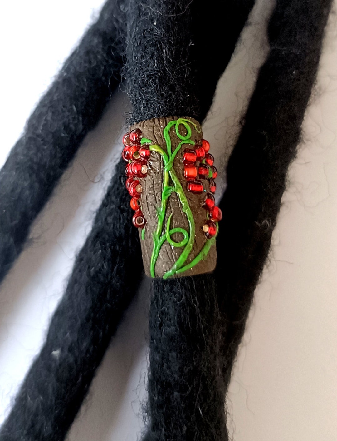 Berry Bead, Red Currant, Blueberry, Bugle Bead Seeds, Tiny Beads, Dread ...