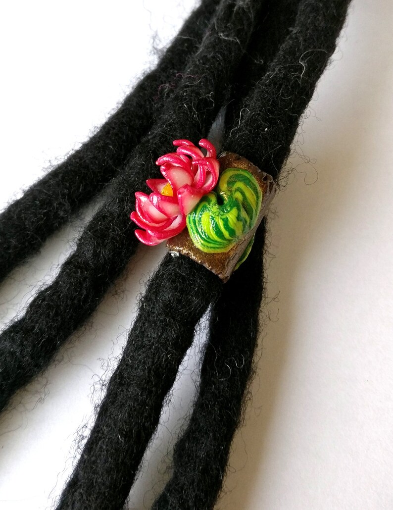 Lotus Flower Bead Dread Lock Dread Decoration Hair - Etsy
