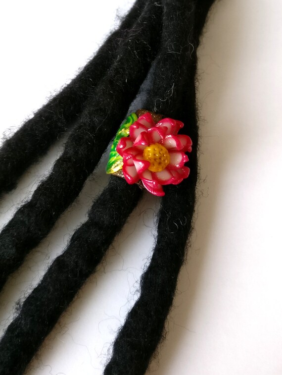 Lotus Flower Bead Dread Lock Dread Decoration Hair - Etsy