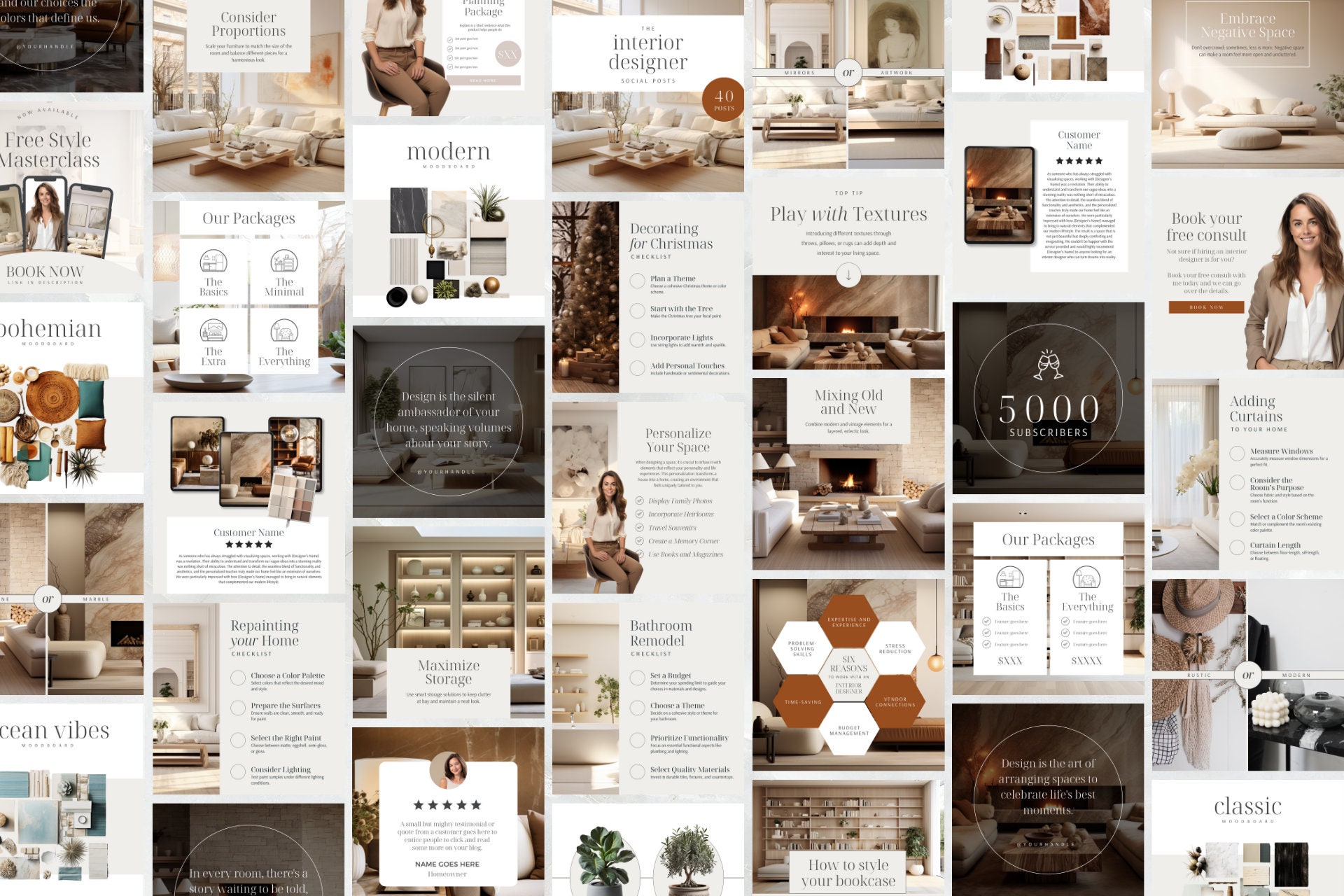 50 Interior Design Instagram Posts | Canva Templates for Interior ...