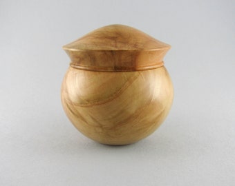 Granadillo Wood Lidded Box Threaded Lid - Etsy