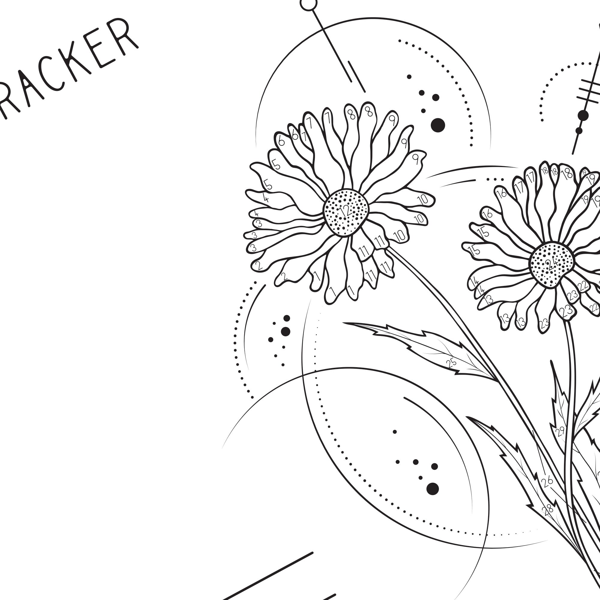 April Mood Tracker, Dot Journal, Letter, A4, A5, Printable, Digital ...