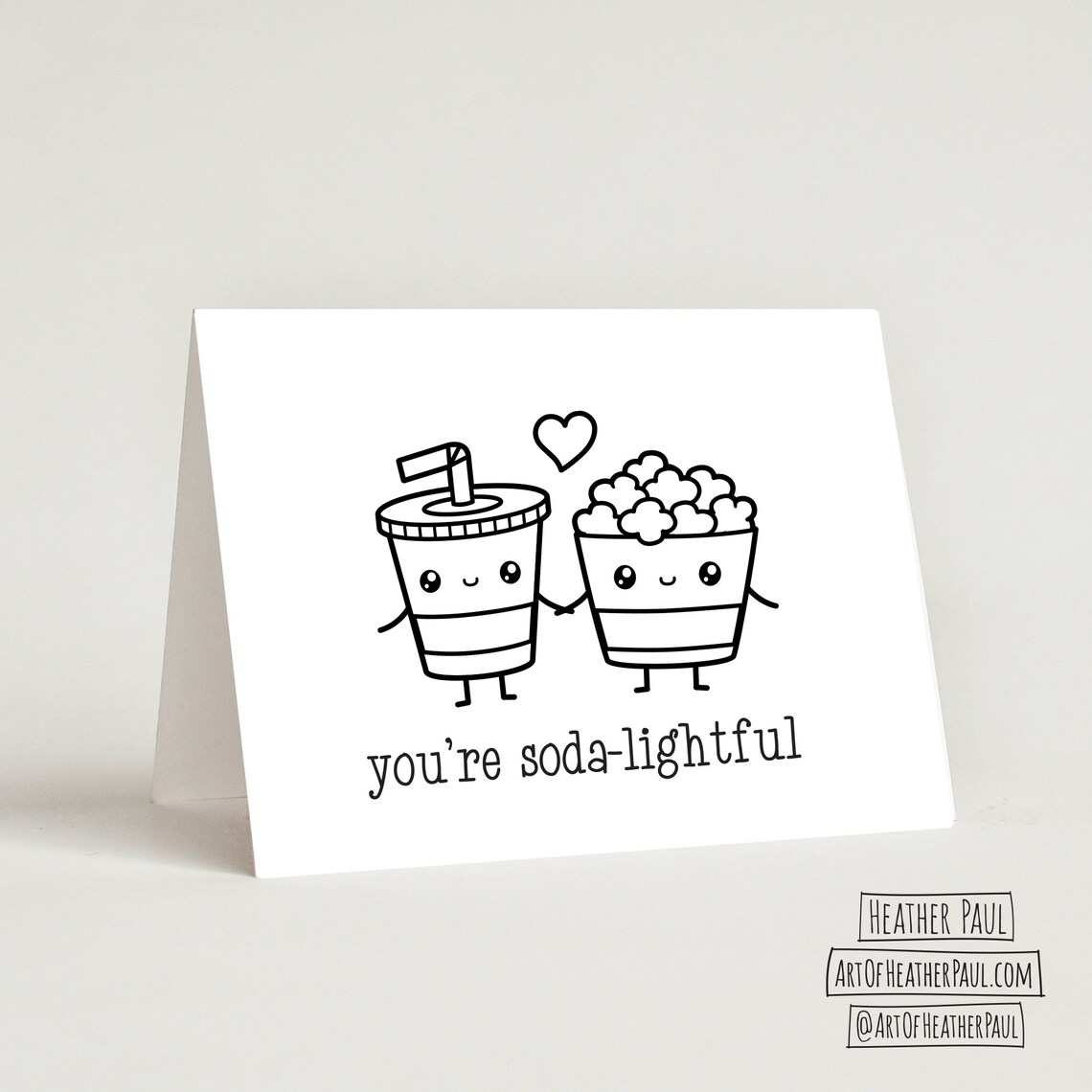 Color Your Own Valentine's Cards, Food Pun Valentine Cards, Punny ...