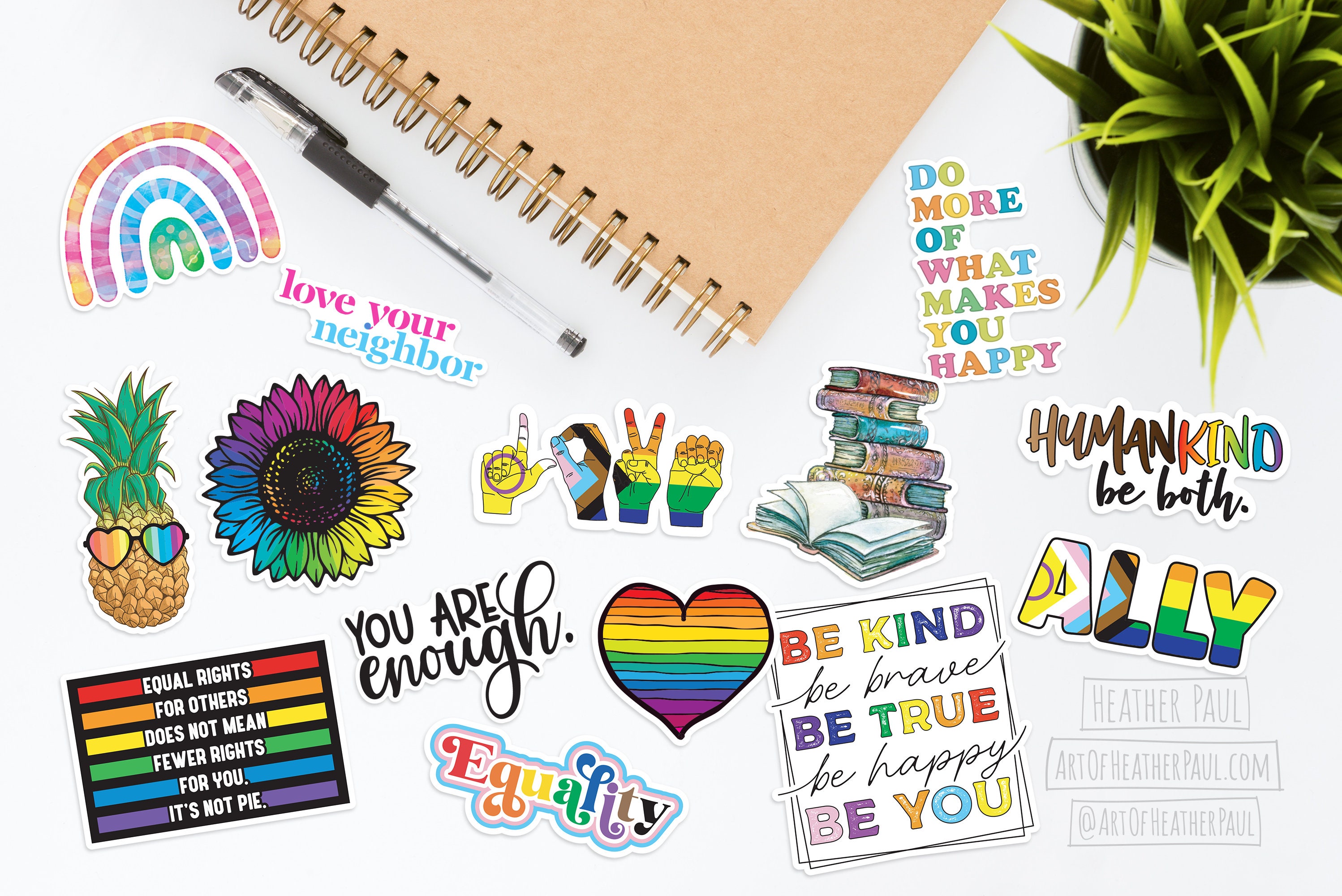 Mega Pride Sticker Pack LGBTQIA Sticker LGBTQ Sticker Pride - Etsy