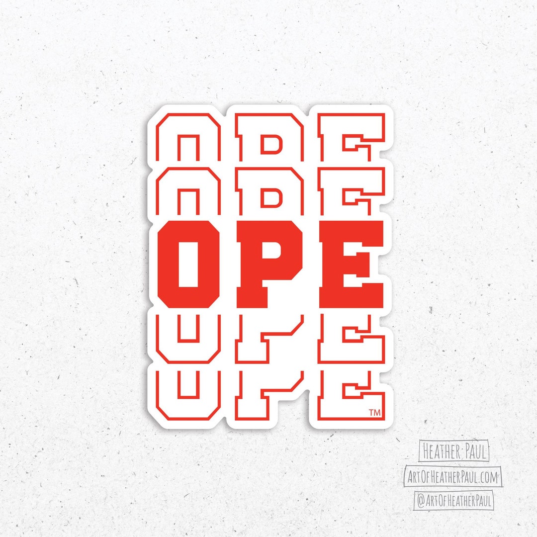 Ope Sticker, Midwest Sticker, Midwest Nice Sticker, Midwest is Best ...