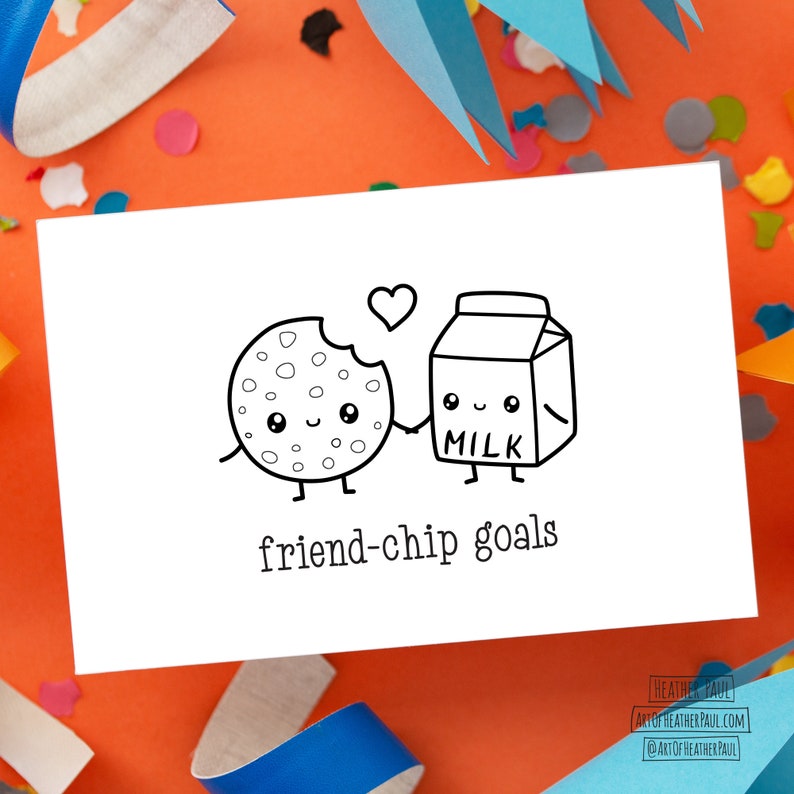 Color Your Own Valentine's Cards Food Pun Valentine - Etsy