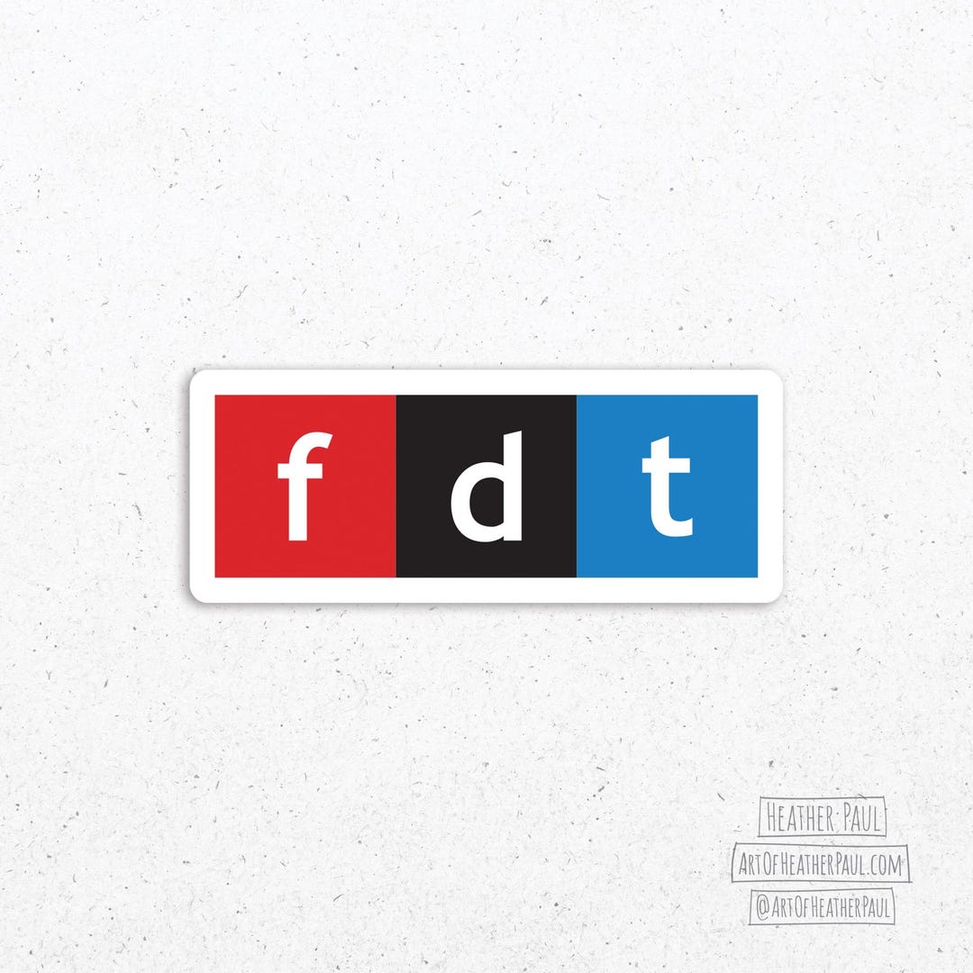 FDT NPR Parody Sticker, Resist Sticker, Anti Oligarchy, Anti Trump ...